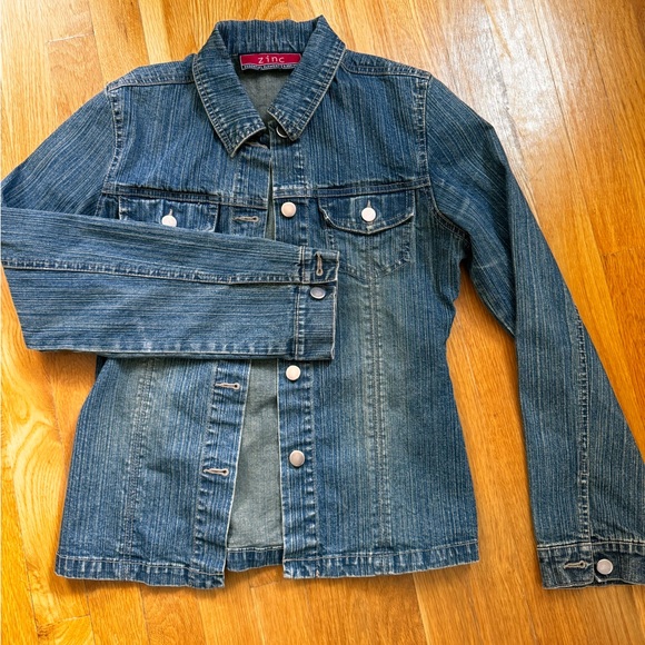 zinc | Jackets & Coats | Denim Jacket Stretchy And Lightweight Smmed ...